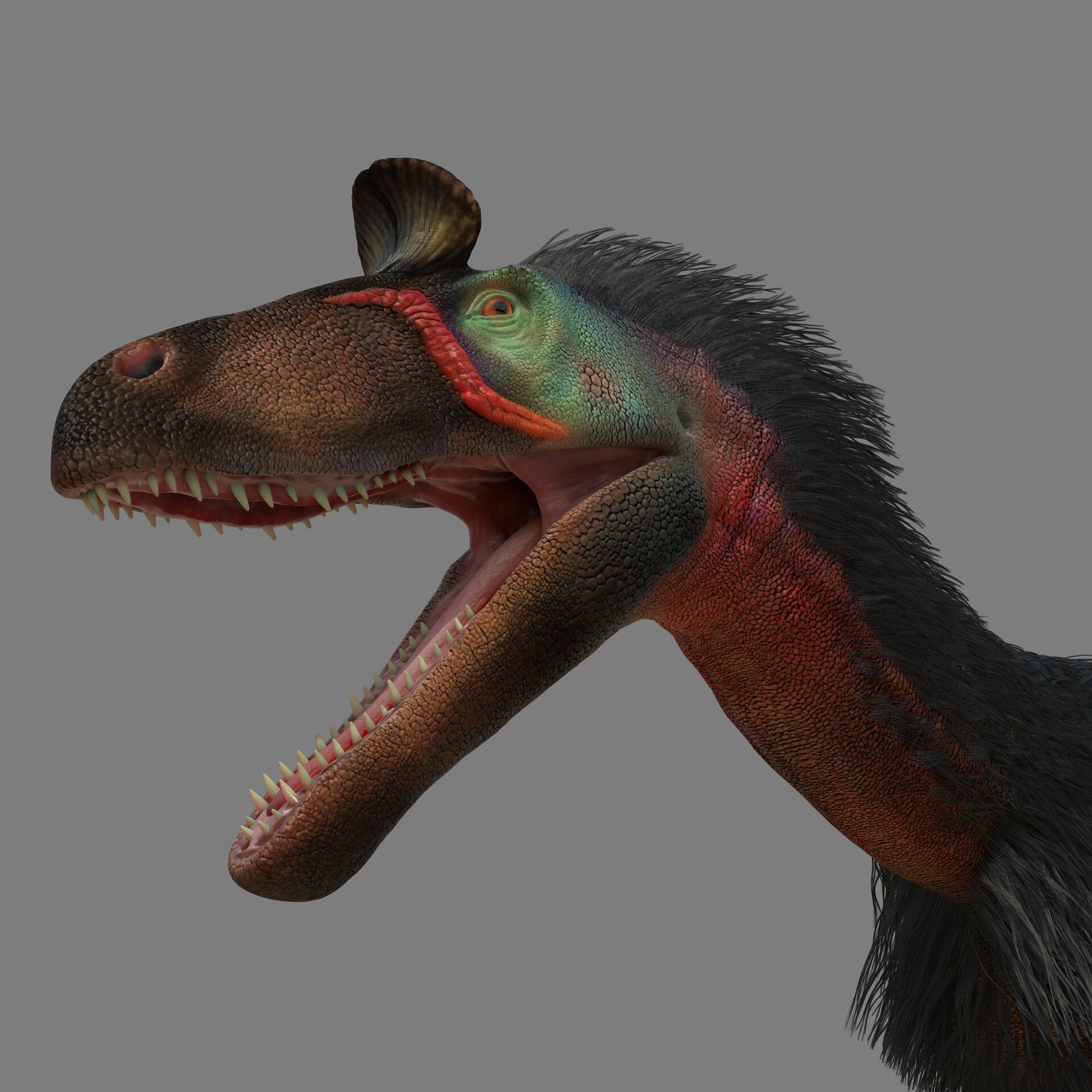 Dinosaur Revolution Cryolophosaurus Female