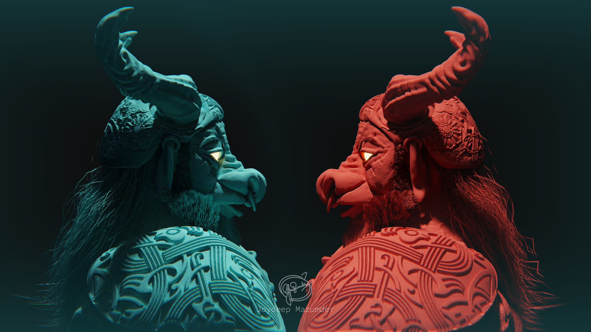 ArtStation - Asur King : Mahisasura Reboot