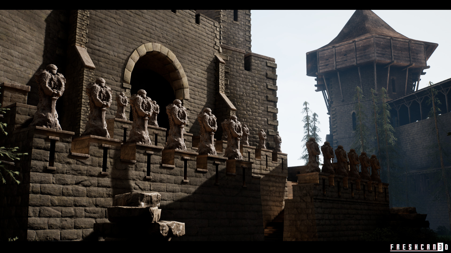 Freshcan 3D - Environment Art Studio - Medieval Castle Environment ...