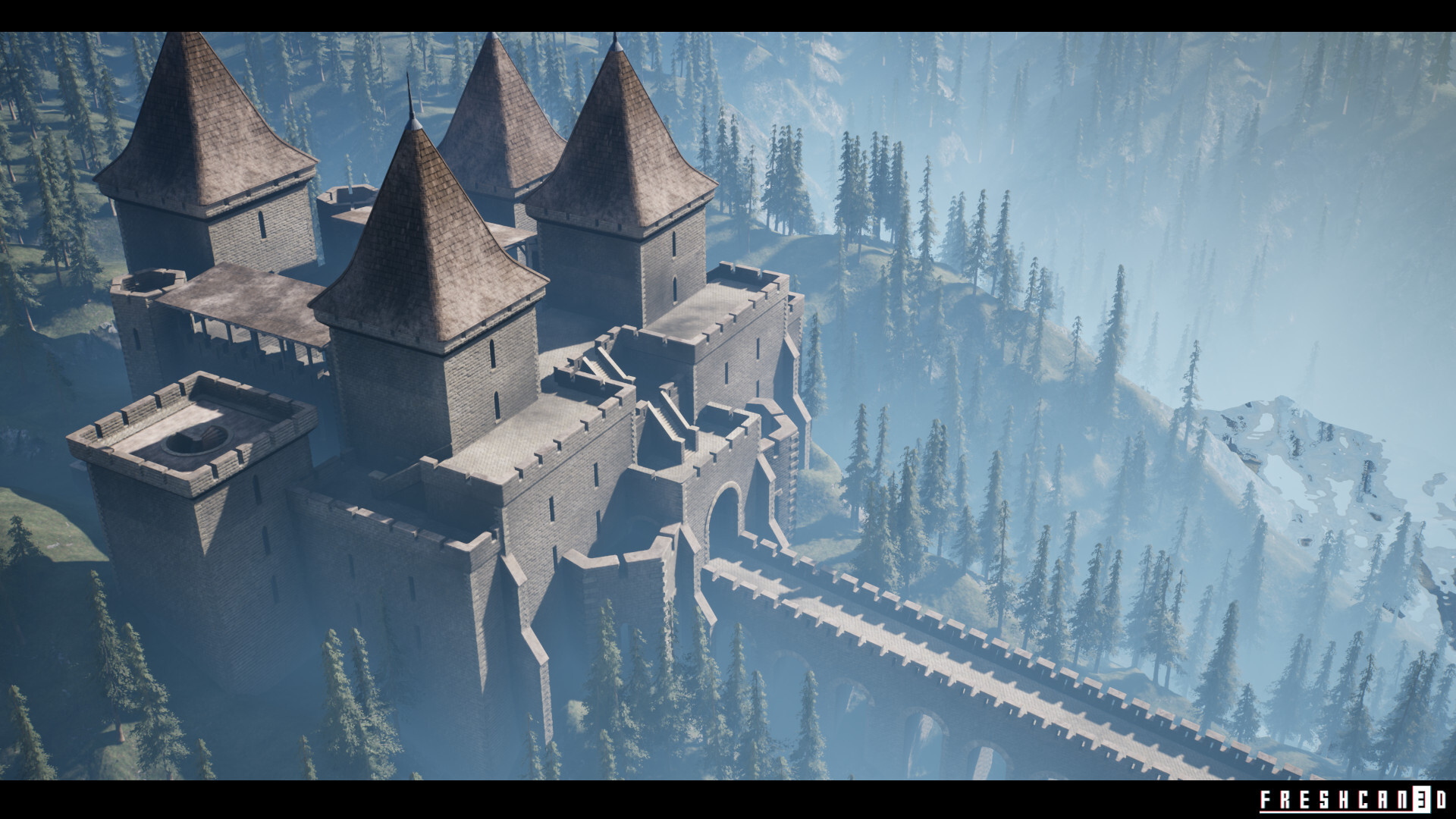 Freshcan 3D - Environment Art Studio - Medieval Castle Environment ...