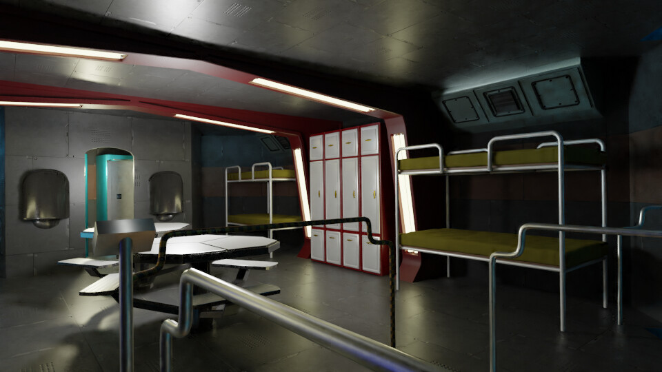 Richard Garber - Sci-Fi Spaceship for Unity Project (VR)