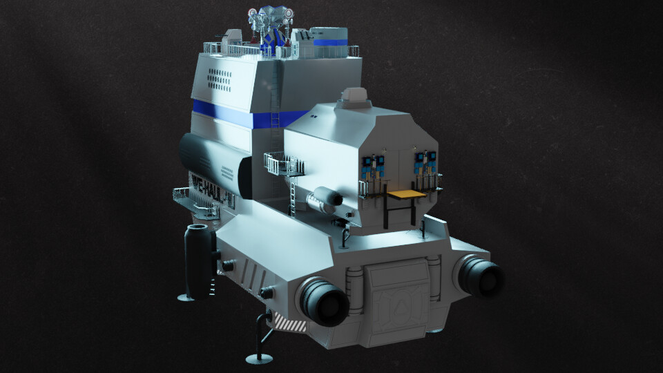 Richard Garber - Sci-Fi Spaceship for Unity Project (VR)