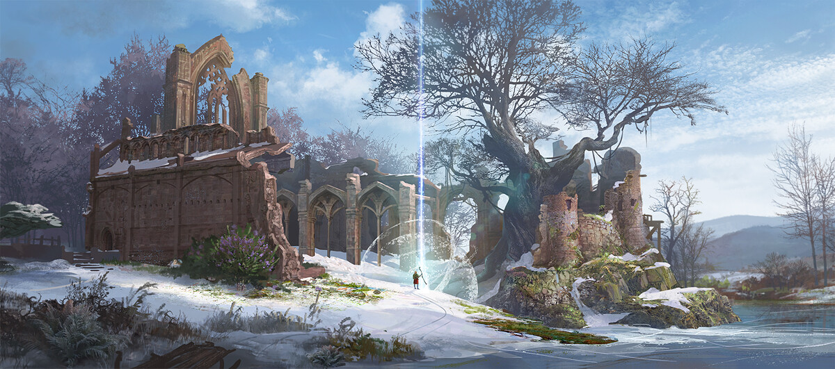 ArtStation - The ruins of winter