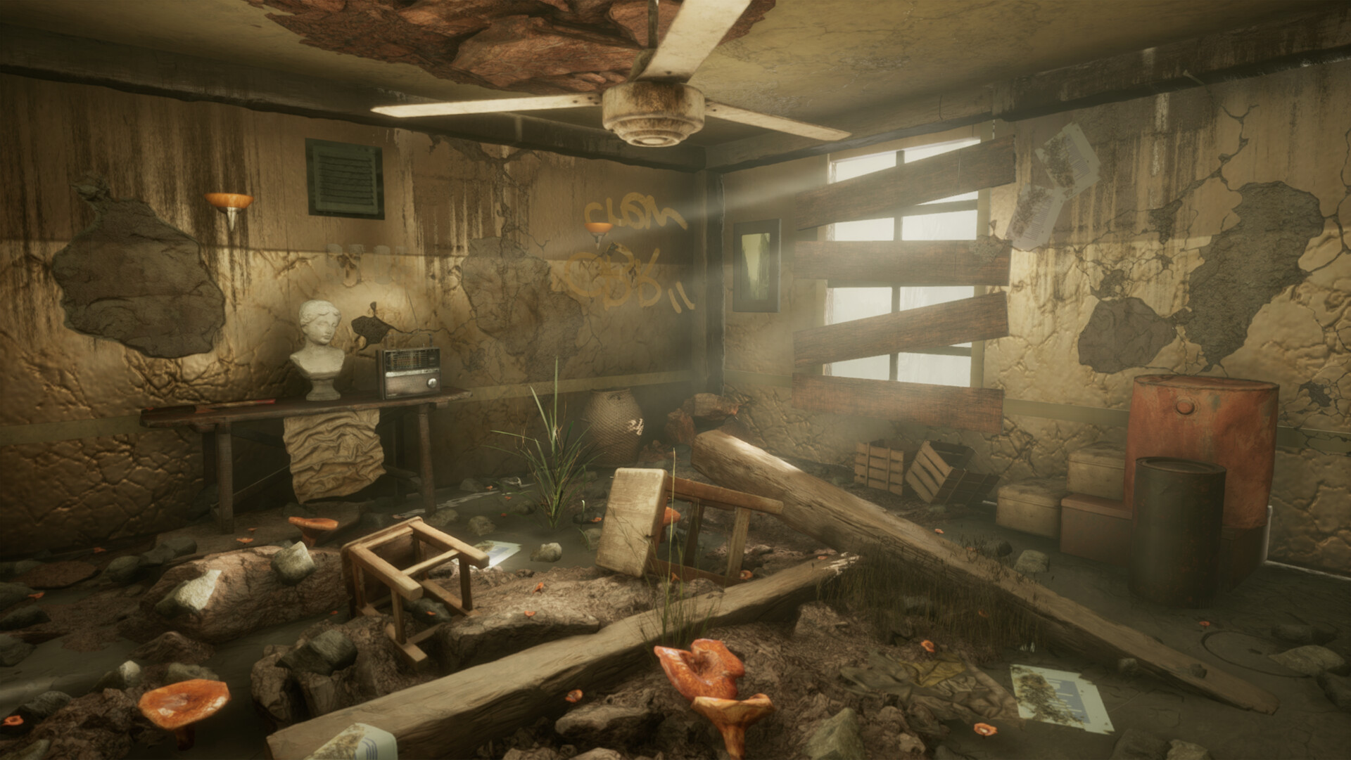 ArtStation - OLD DIRT ROOM FOR GAME