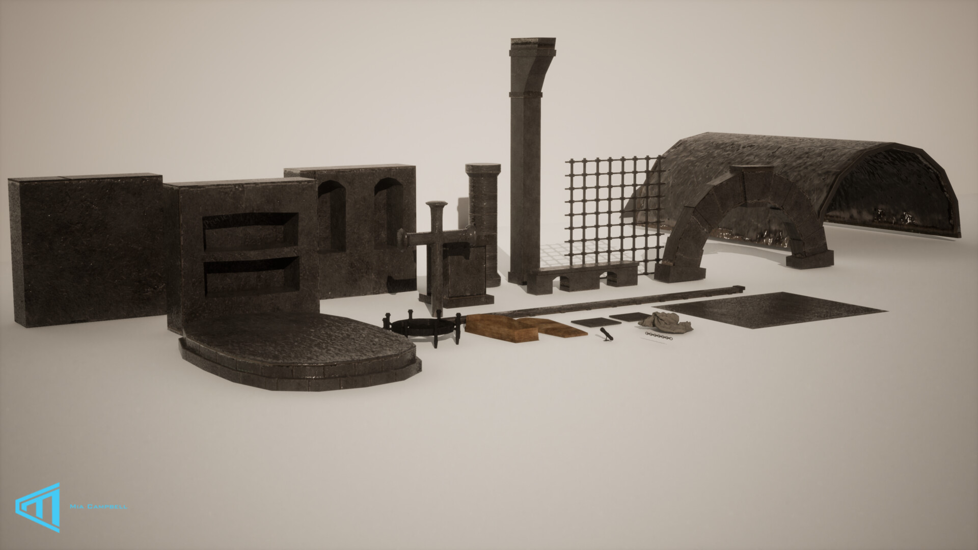 Mia Campbell - Crypt Interior