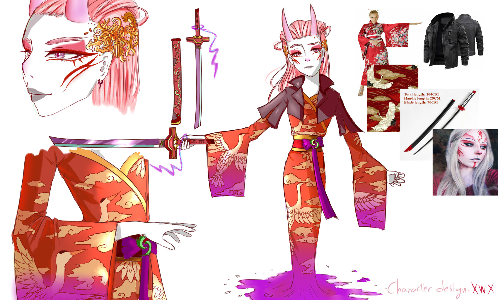 ArtStation - Original Character design: Vermillion