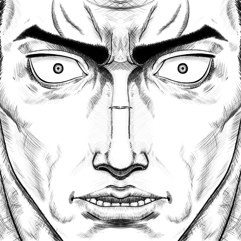 Aidan McGhee - Guts Bust - 2D/3D Hybrid Berserk model WIP