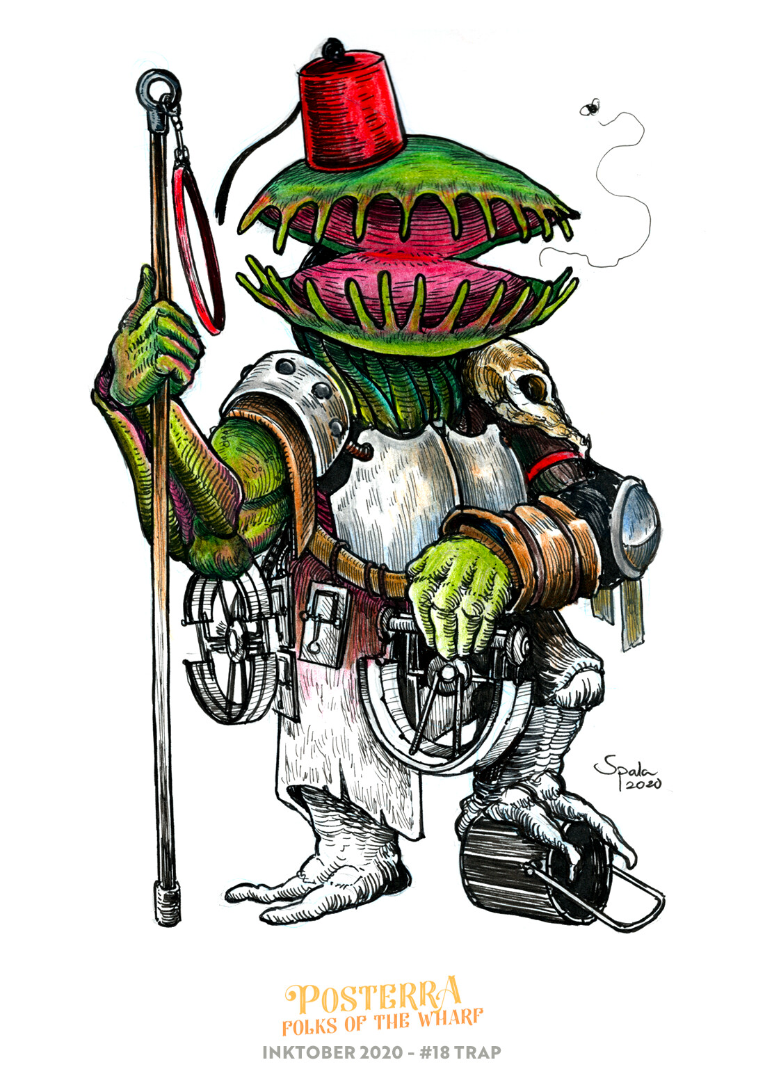 ArtStation - INKTOBER '20 #18 - Trap