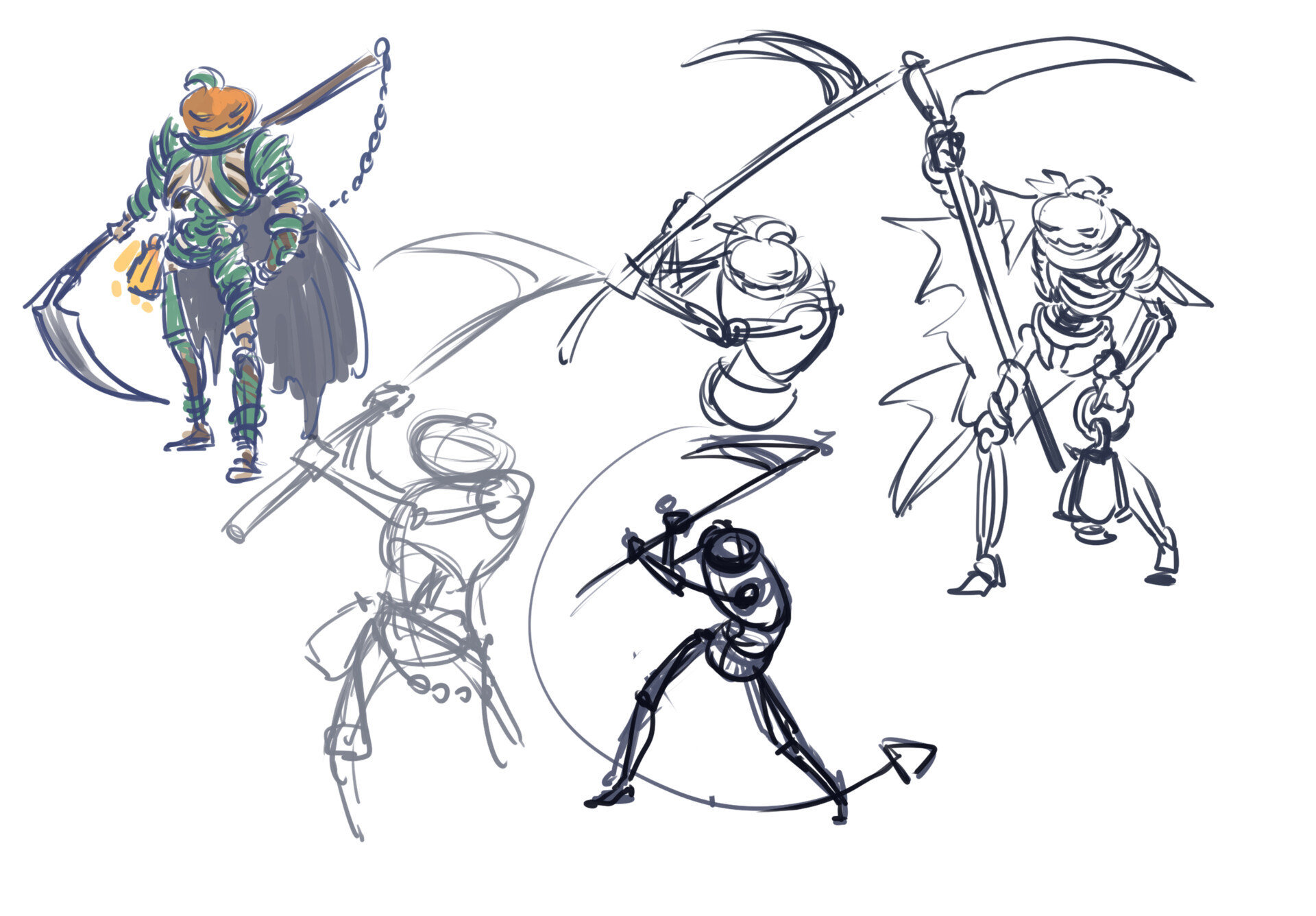 Bone Dust - Jack O Lantern zombie parasite