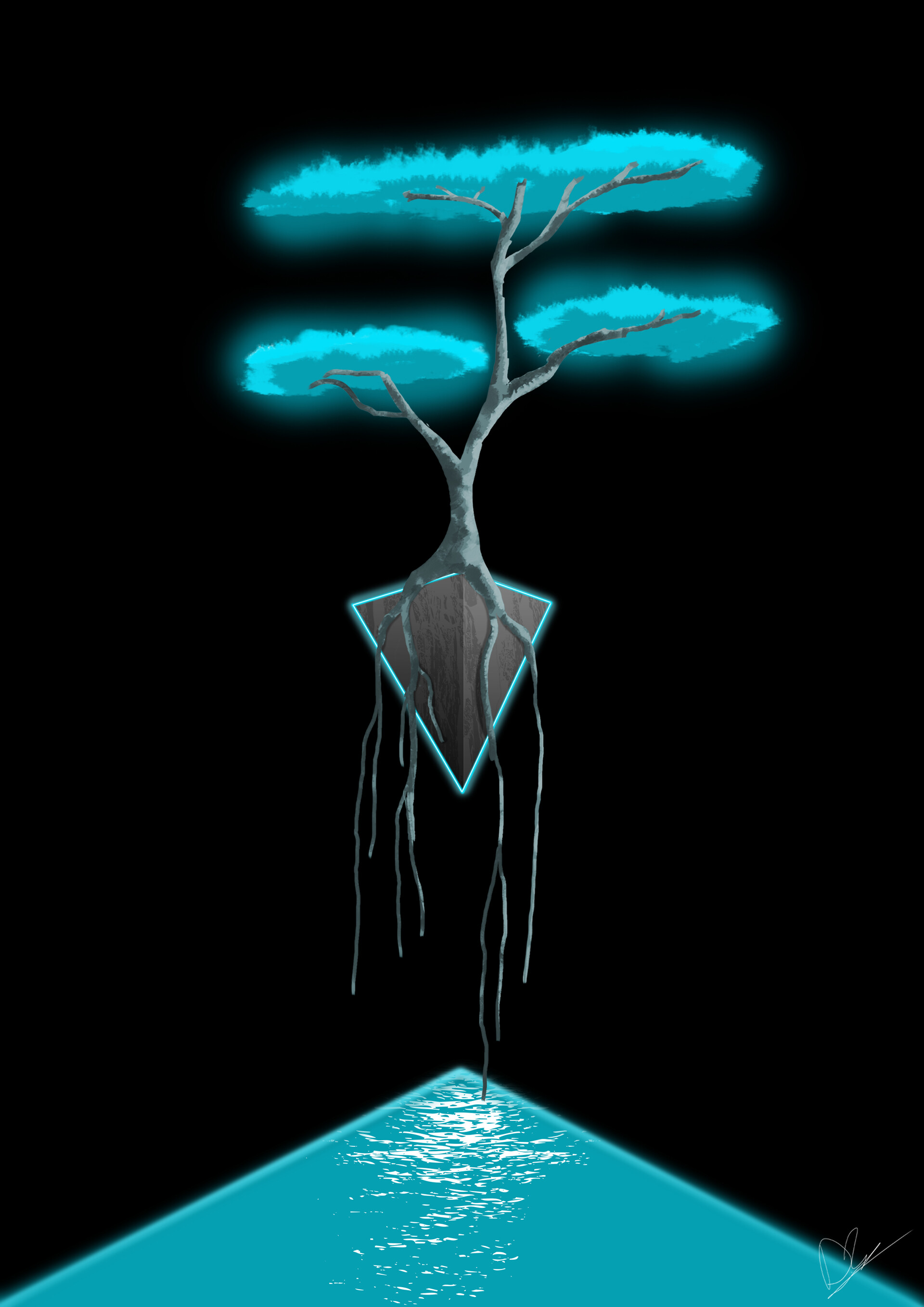 ArtStation - Blue Tree