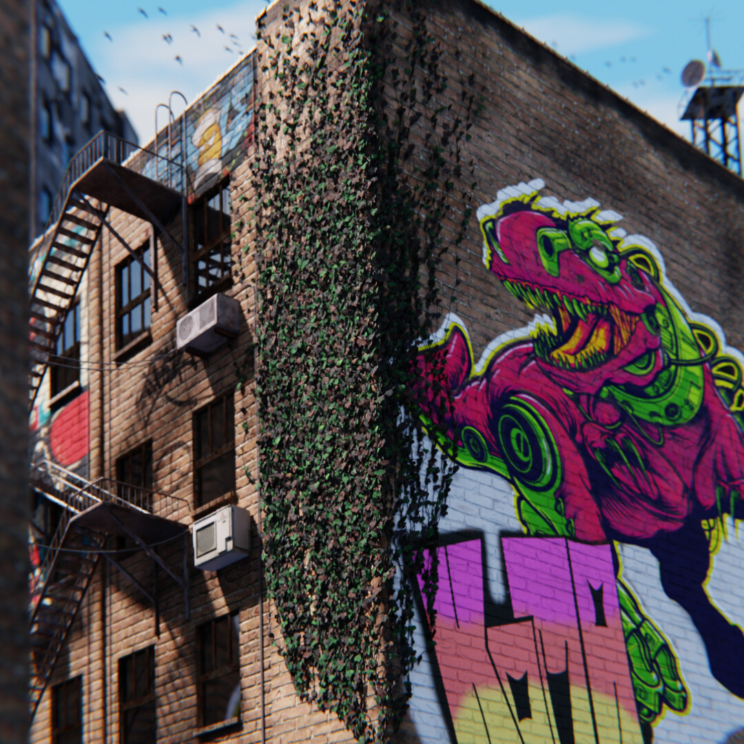 ArtStation - Building Graffiti