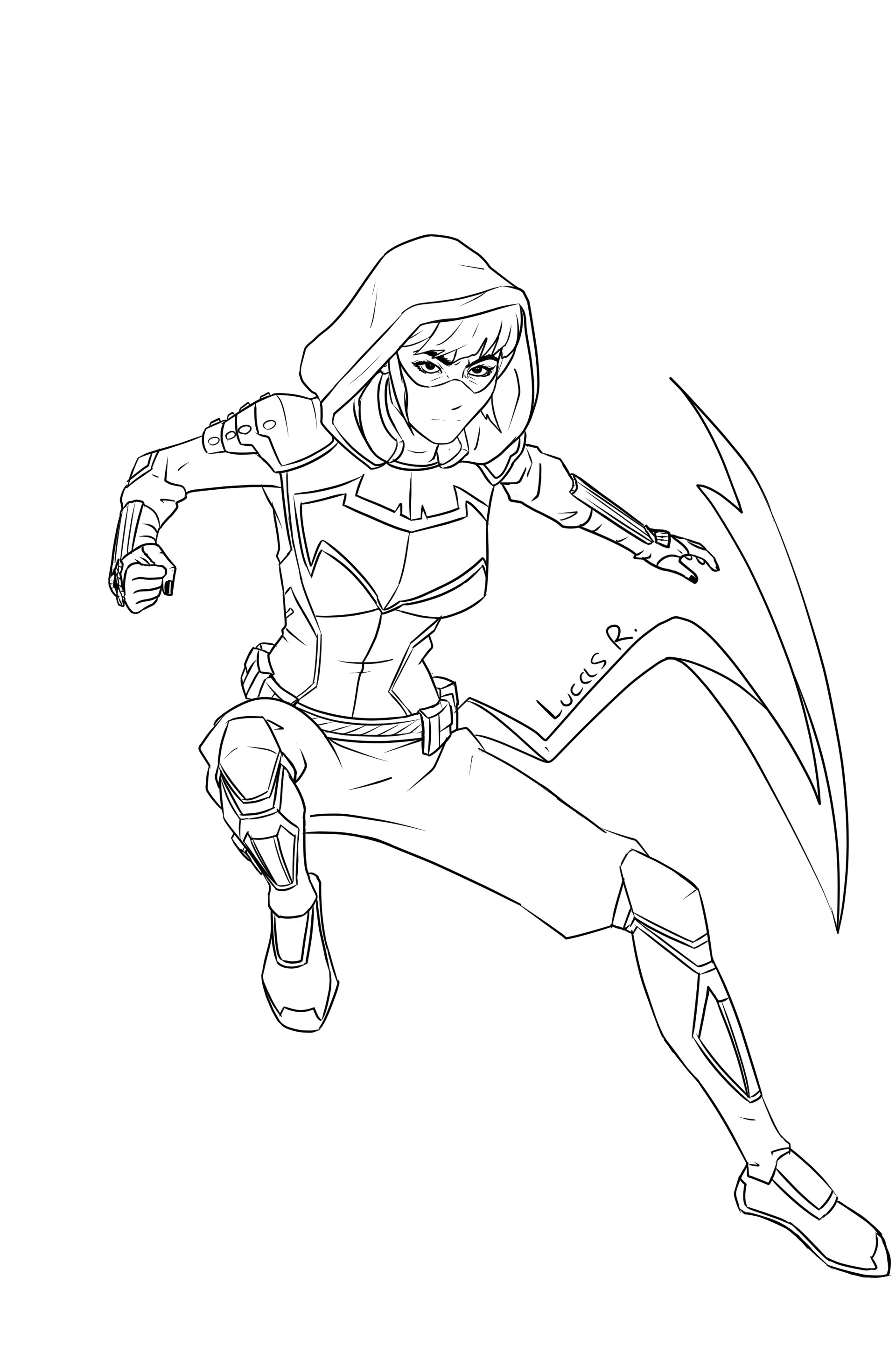 cassandra coloring pages