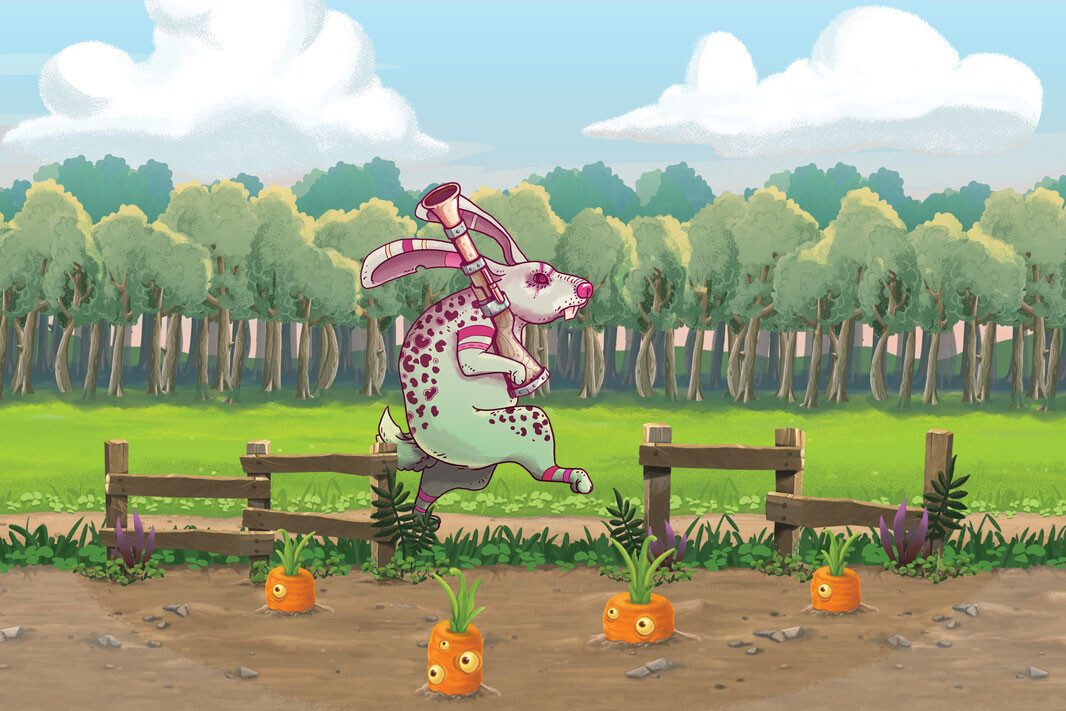 ArtStation - rabbit with a gun