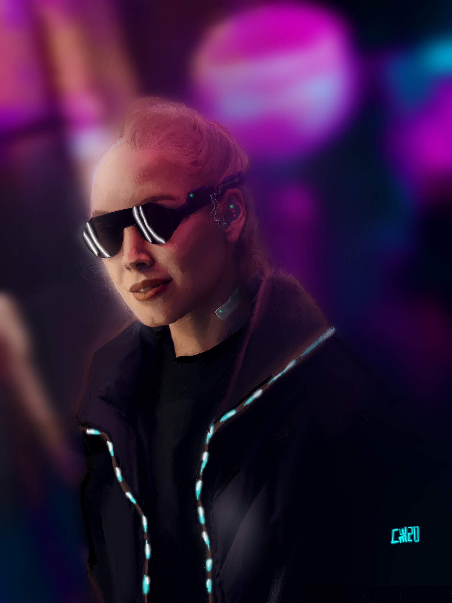 ArtStation - Cyberpunk Portrait