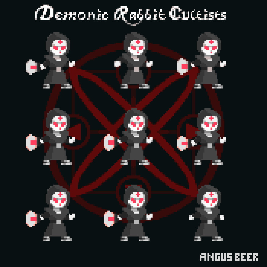 ArtStation - (Animated) Sunset Witch - Demonic Rabbit Cultists