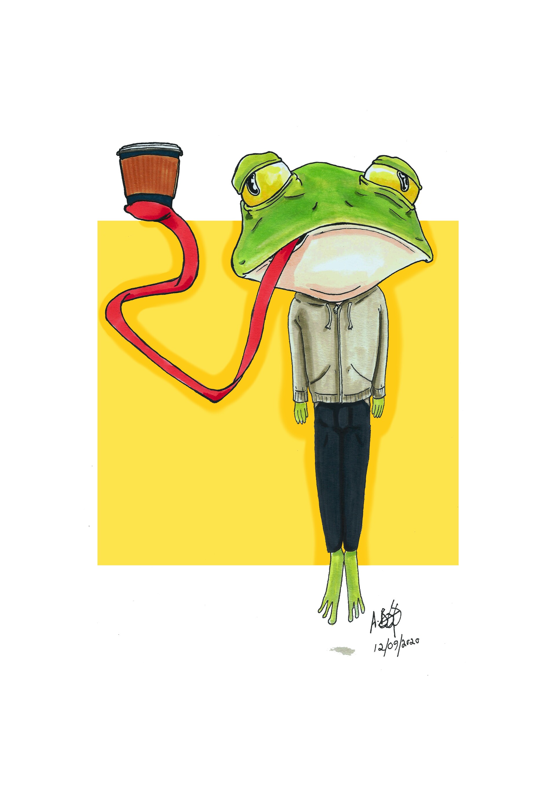 ArtStation - Tired Frog