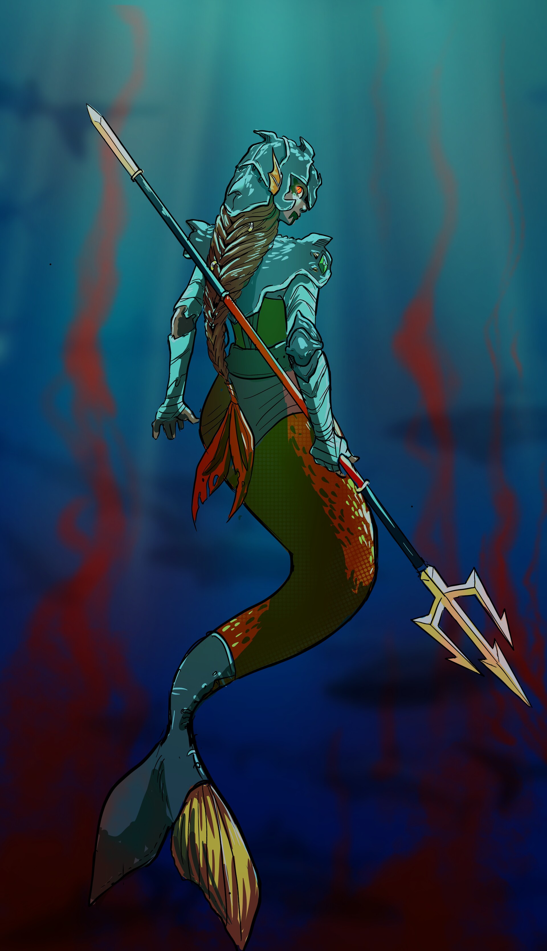 ArtStation - Warrior_Mermay