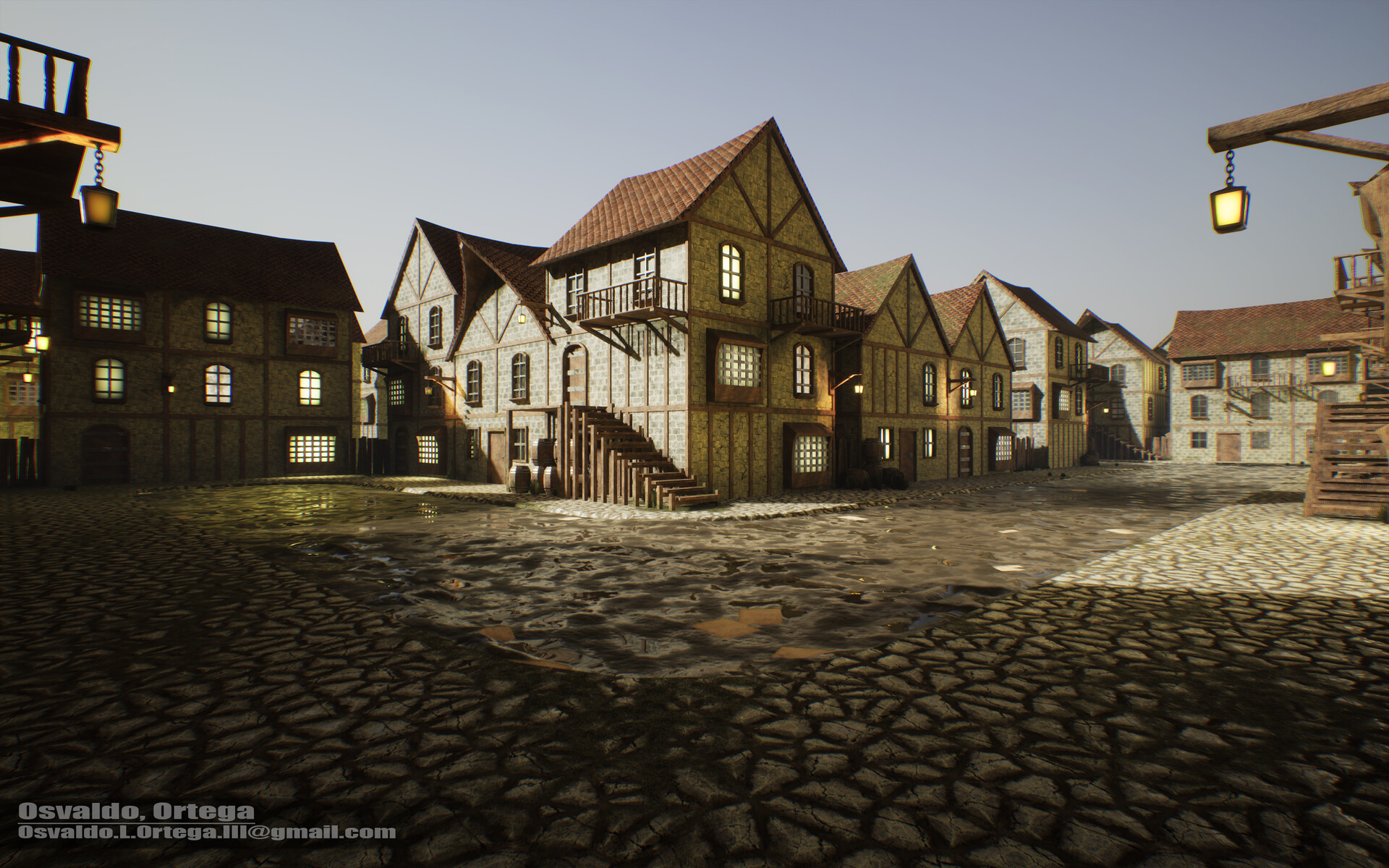 ArtStation - Medieval Town