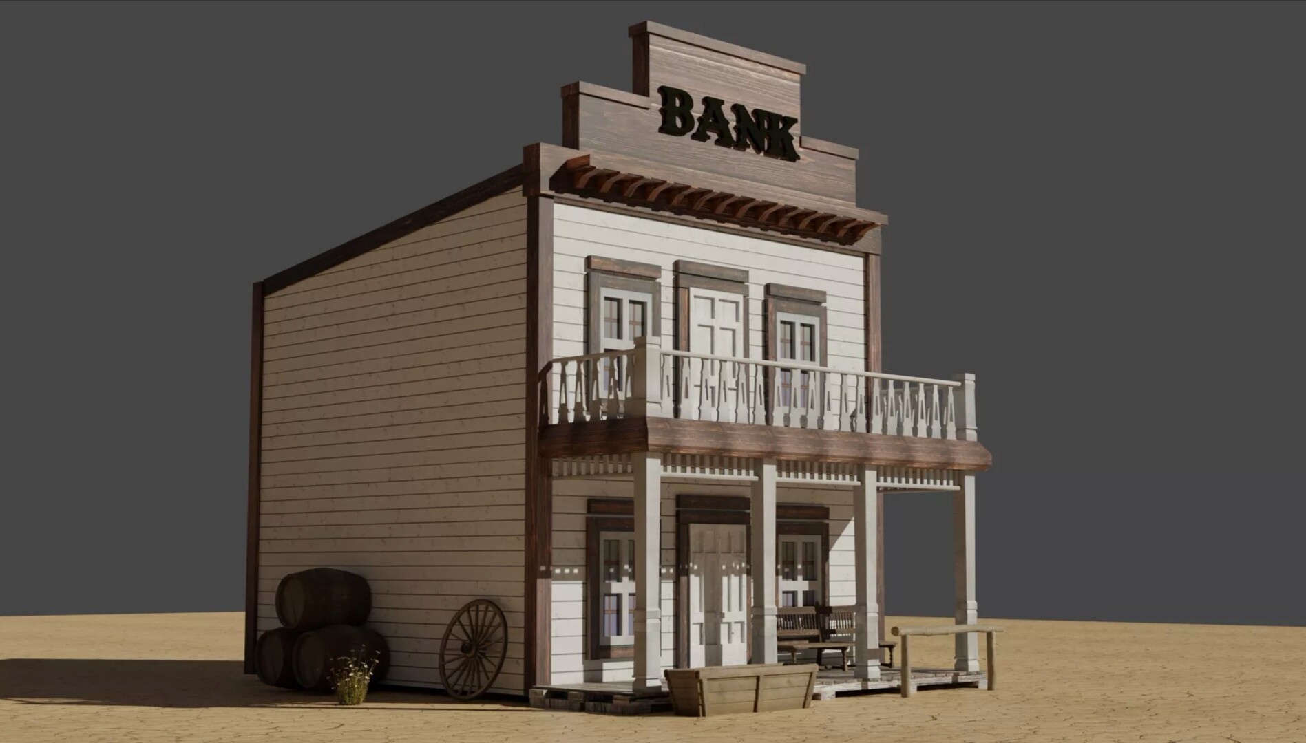 ArtStation - Western Bank