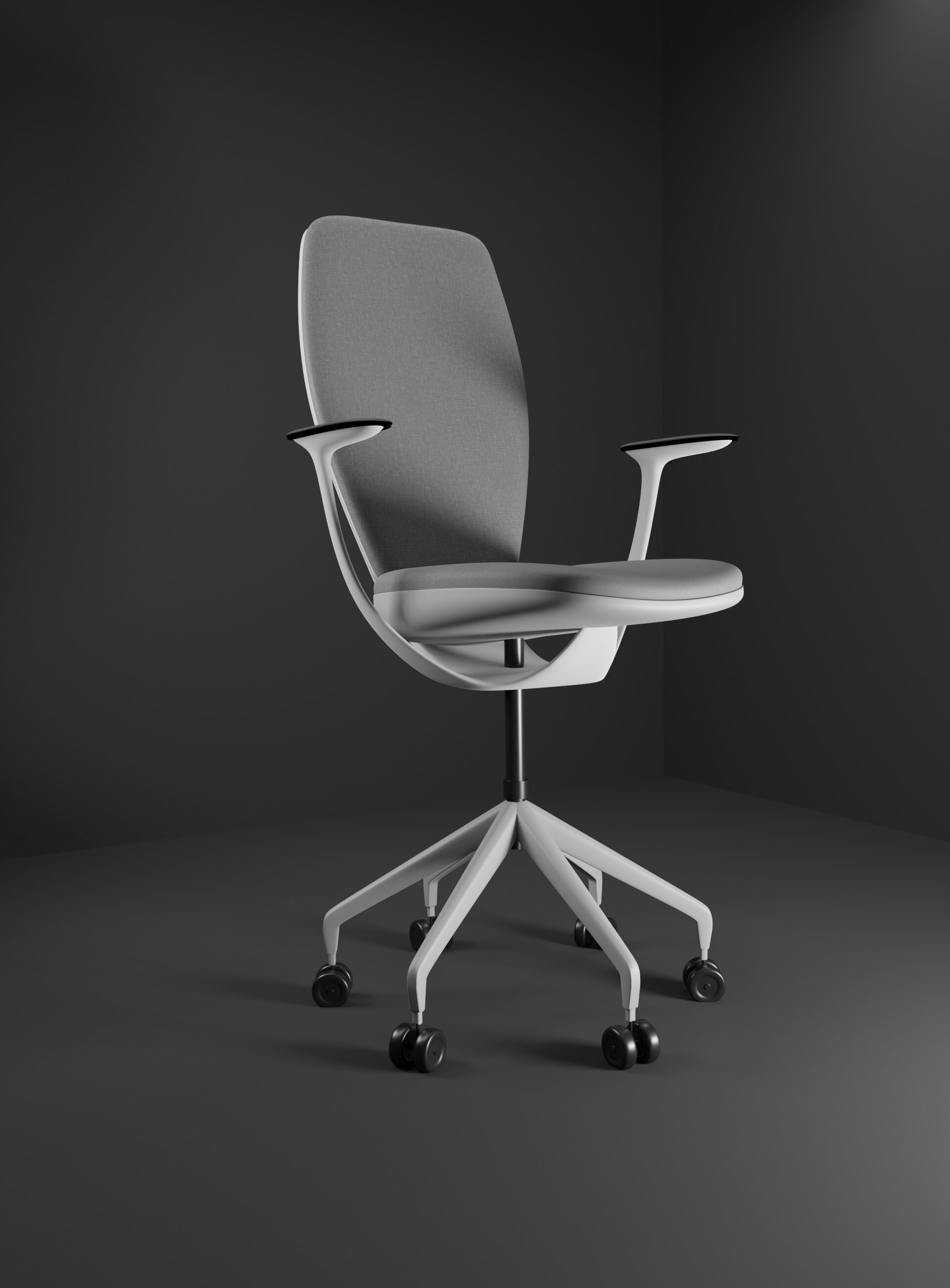 ArtStation - Monochrome minimal design chair