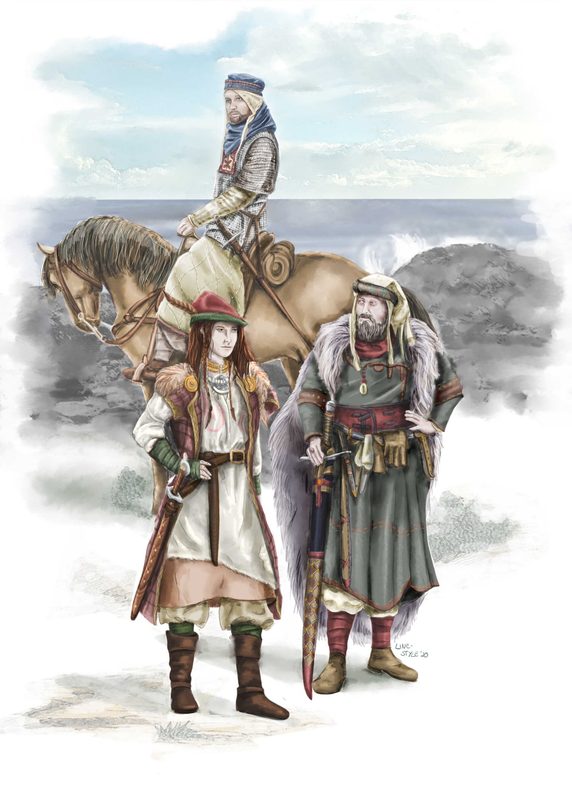 ArtStation - The fashion of Albernia