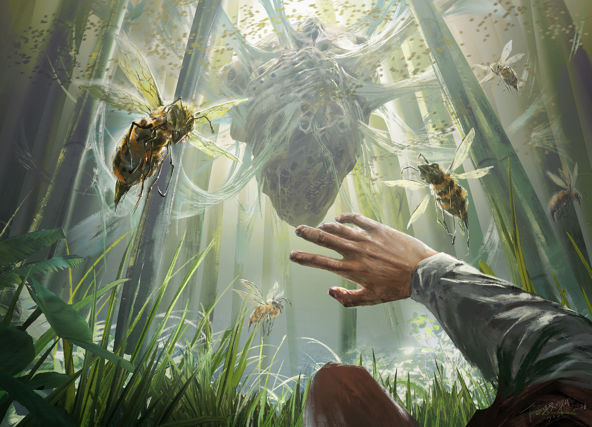ArtStation - Rainforest killer beehive