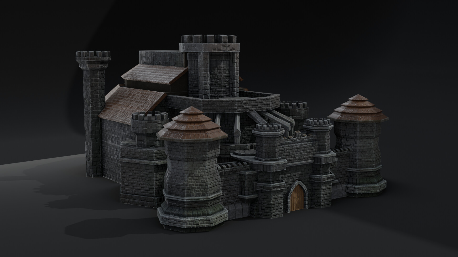 ArtStation - Background castle