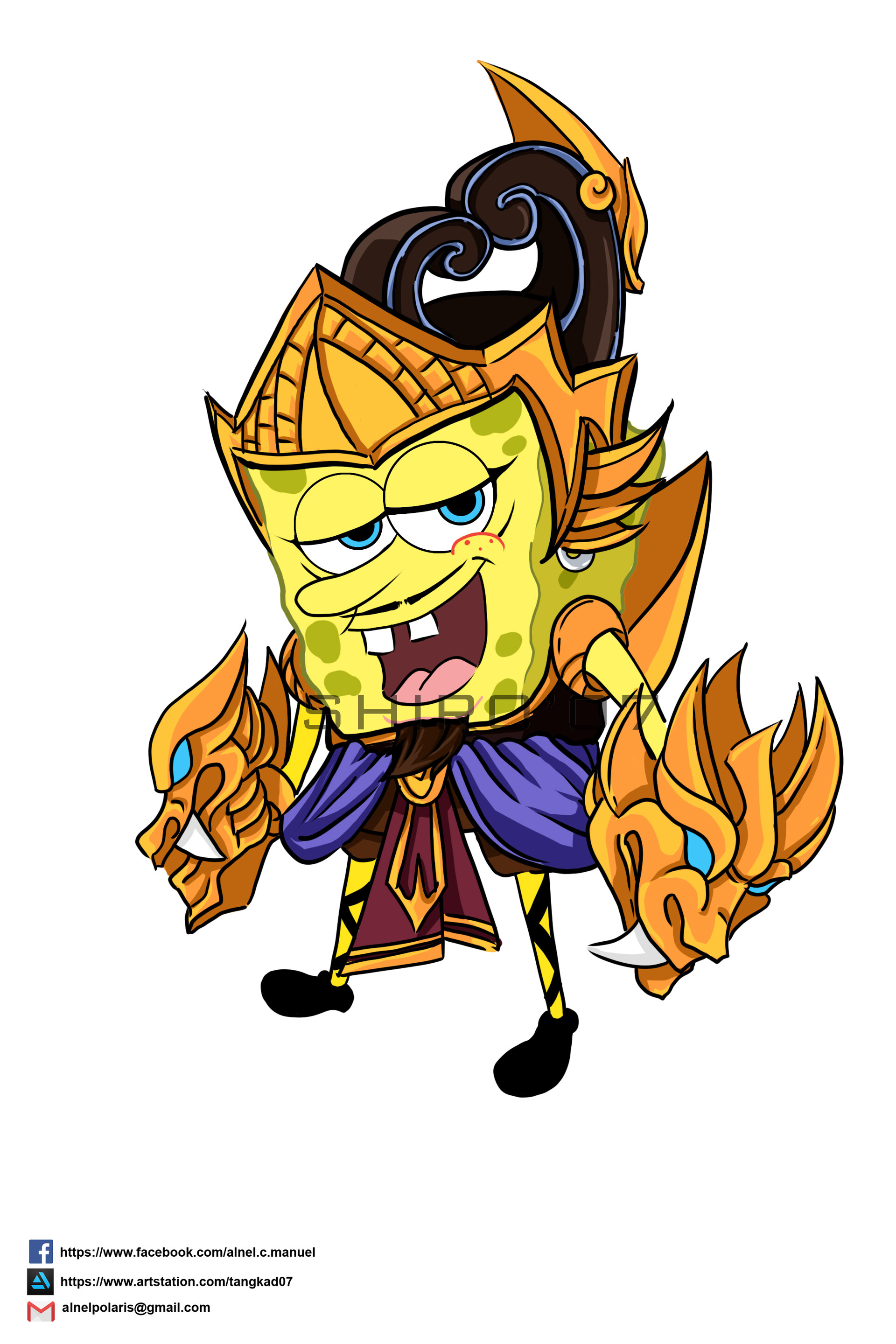 ArtStation - "SPONGEBOB x GATOTKACA"