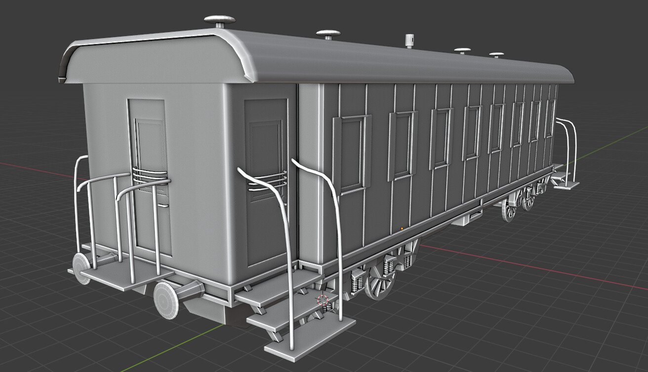 ArtStation - Preparation : Train Wagon