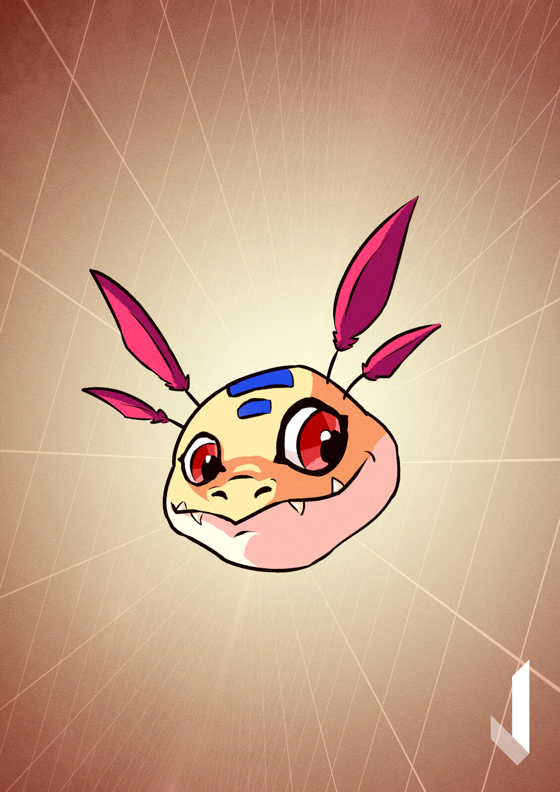 Johann Dakitsch - Digimon Redesigned - Agumon line