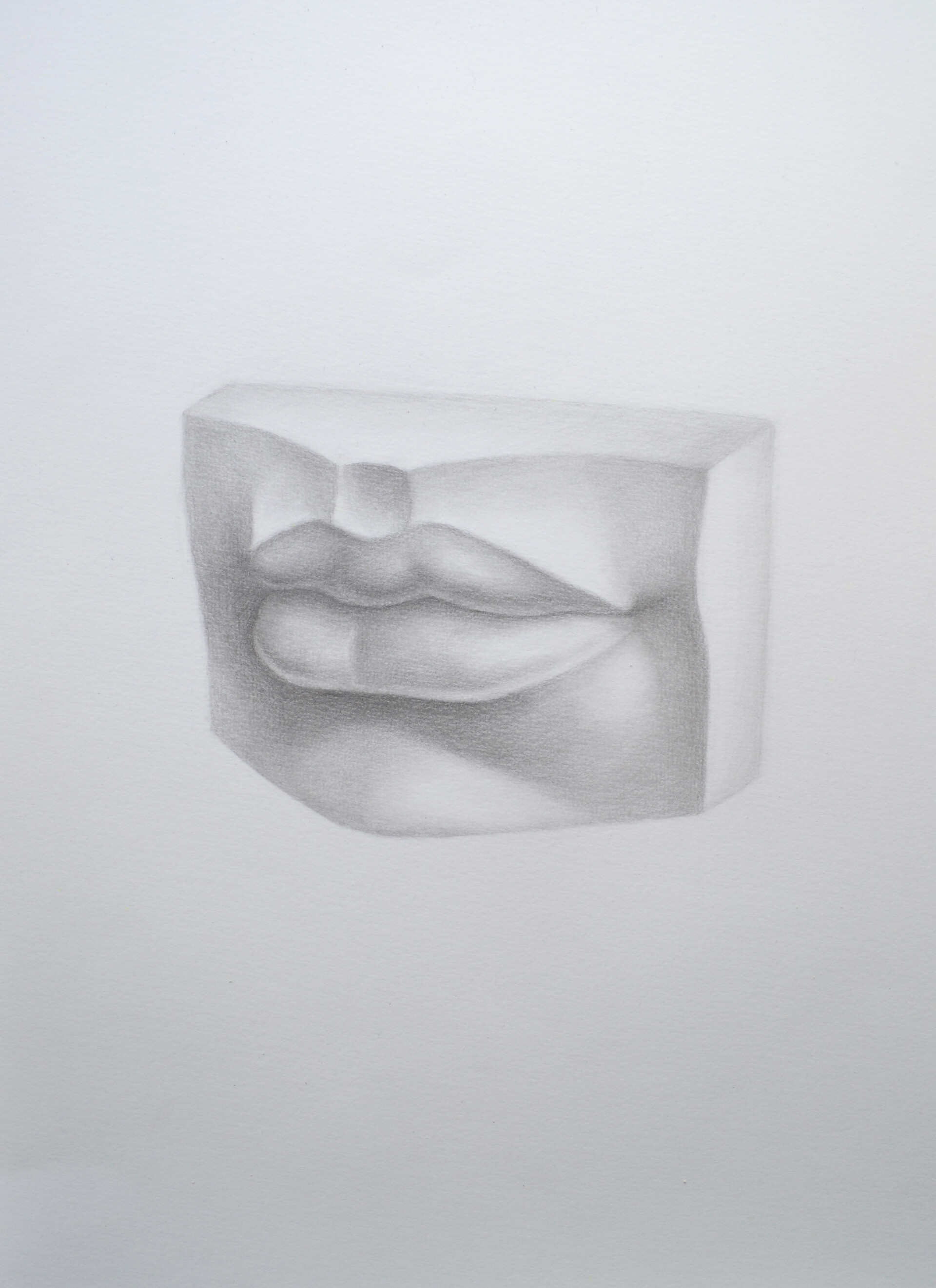 Egle RM - Classical Drawing - Facial Features, graphite pencil