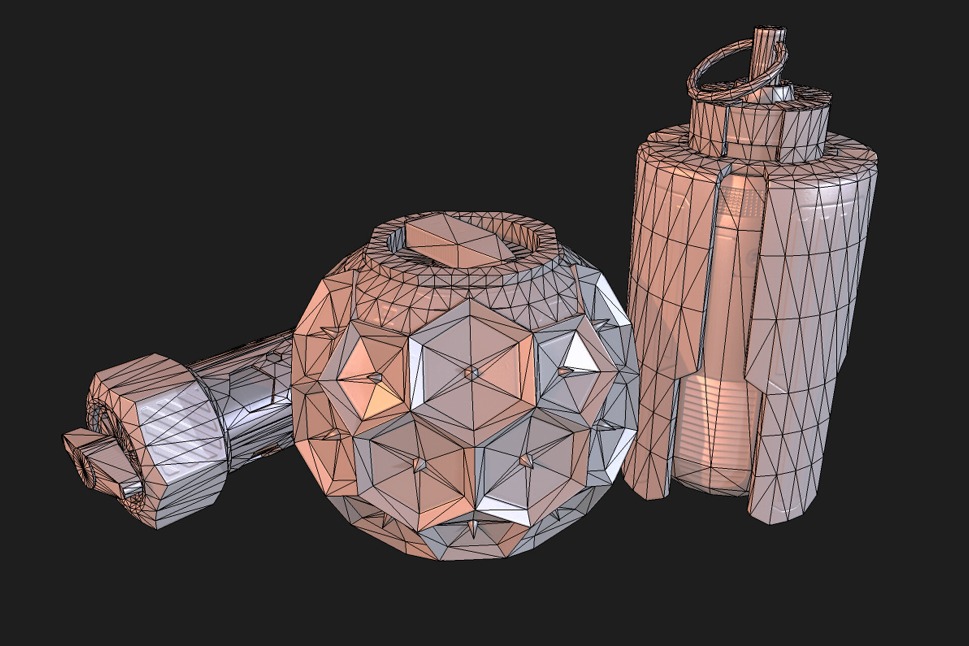 ZIFS - PBR Sci-fi Grenades