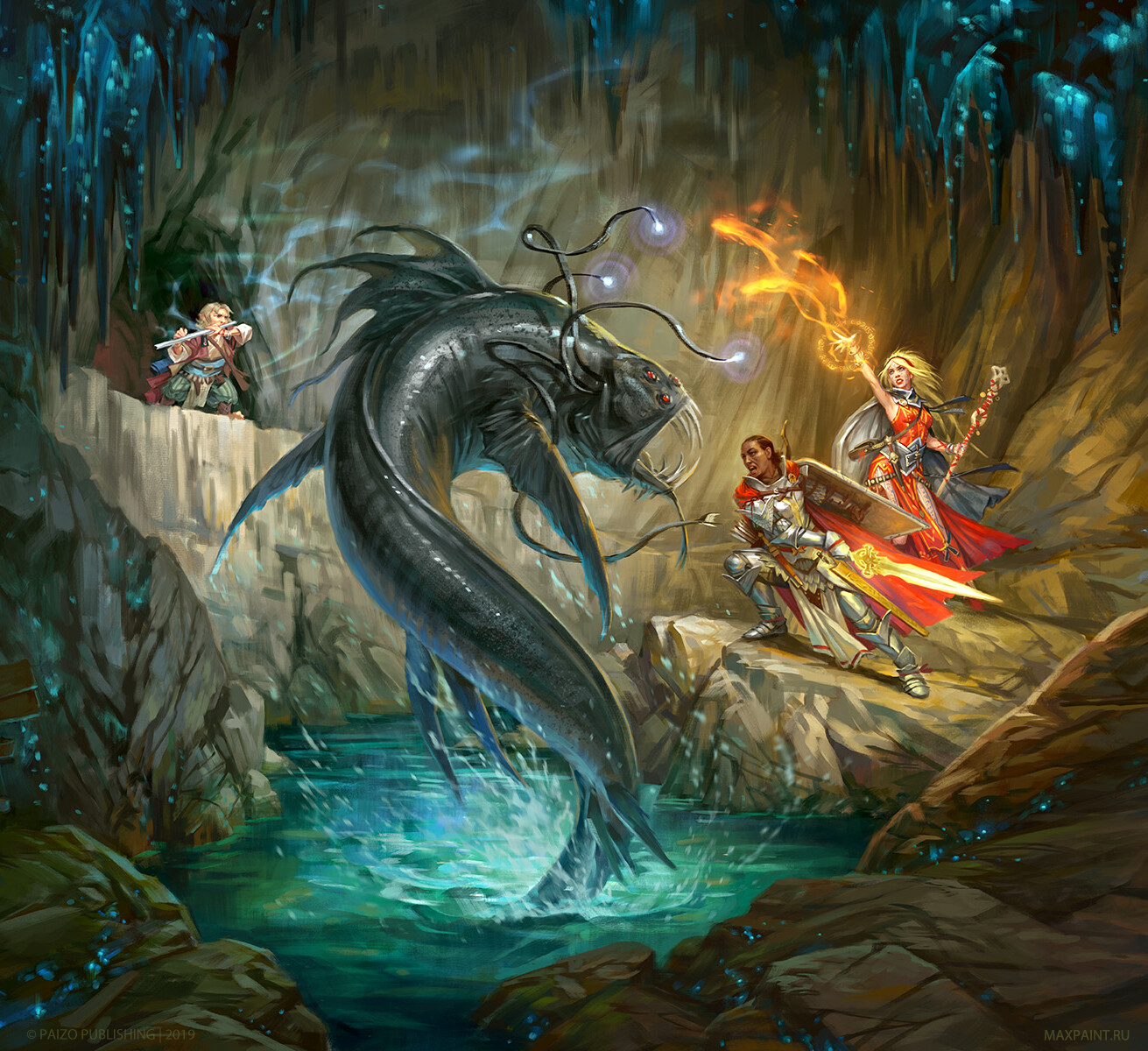 Pathfinder GM Screen Panel 3 by Ekaterina Burmak : r/ImaginaryMonsters