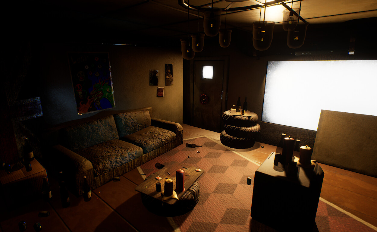 ArtStation - grunge interior