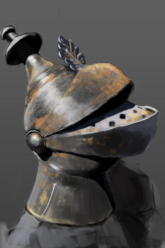 ArtStation - Rusty helmet