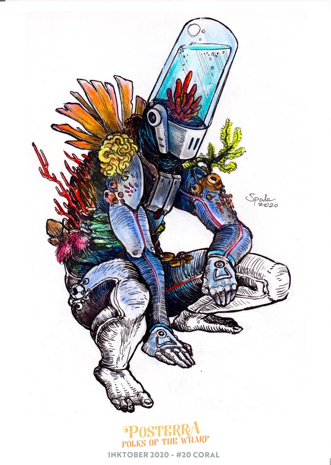 ArtStation - INKTOBER ‘20 #20 - Coral