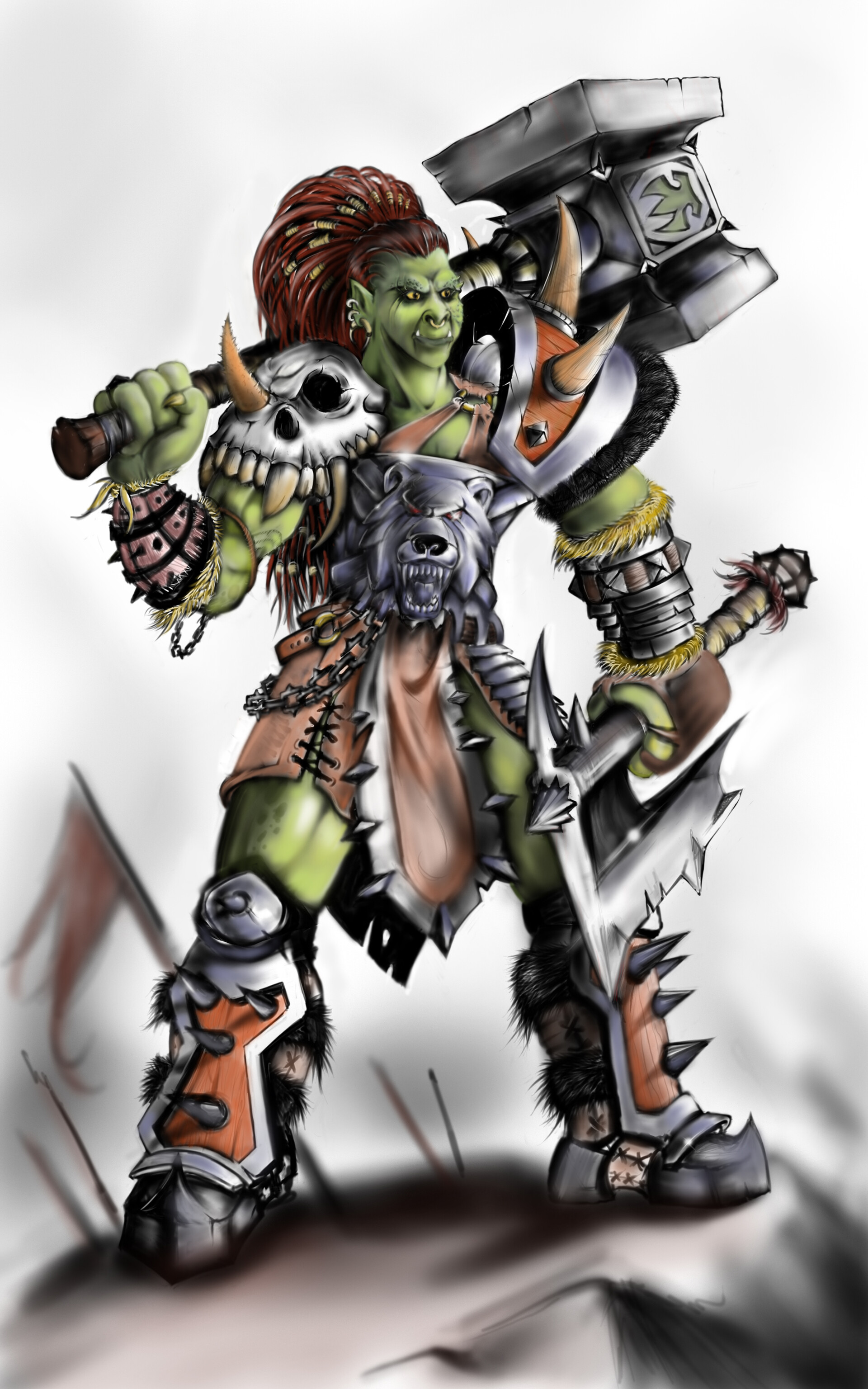 ArtStation - Ork woman