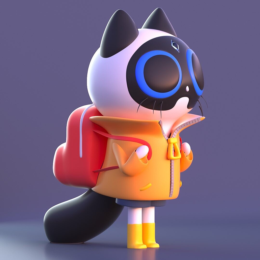 ArtStation - Cookie the Cat