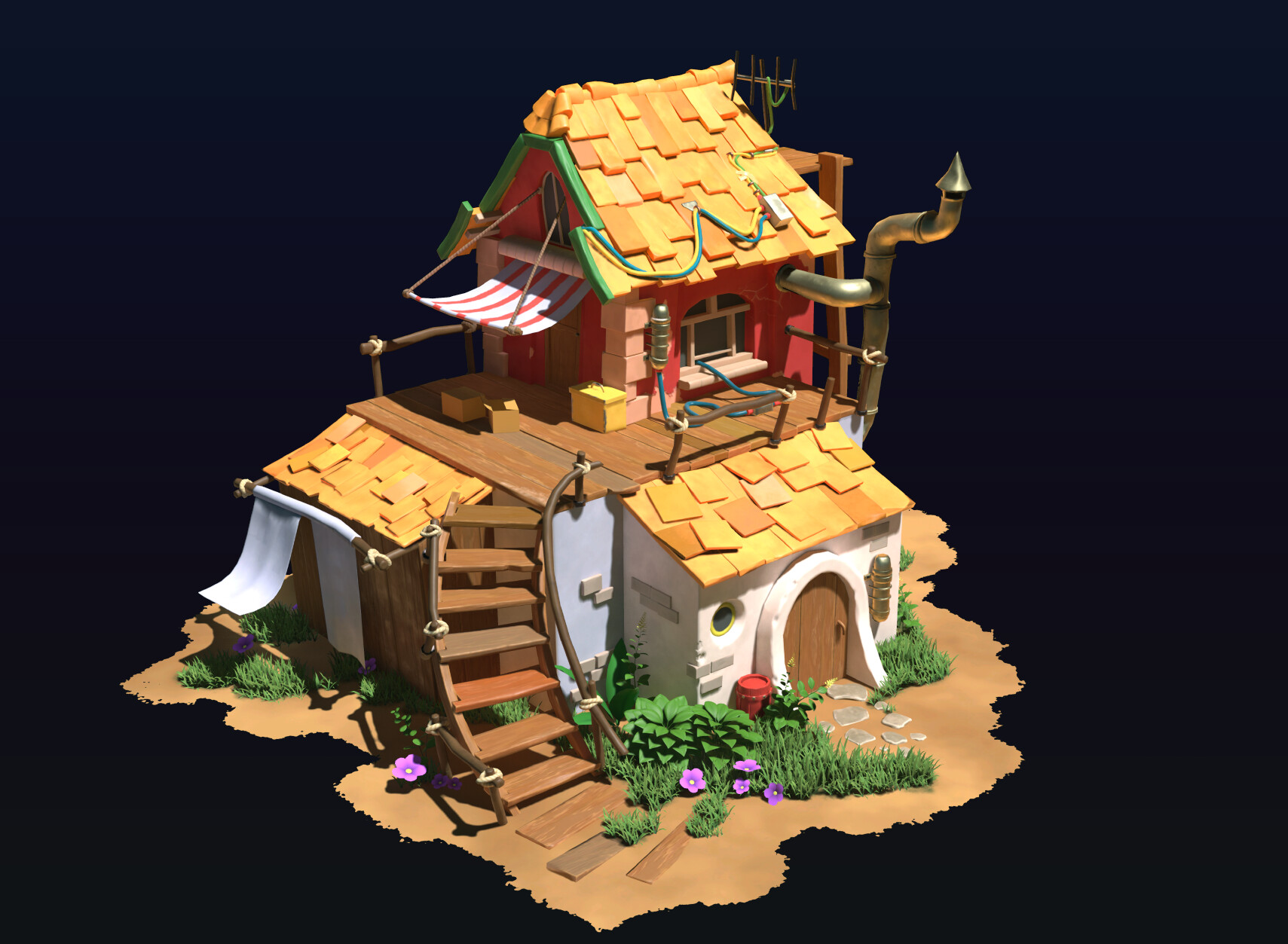 ArtStation - Stylised House