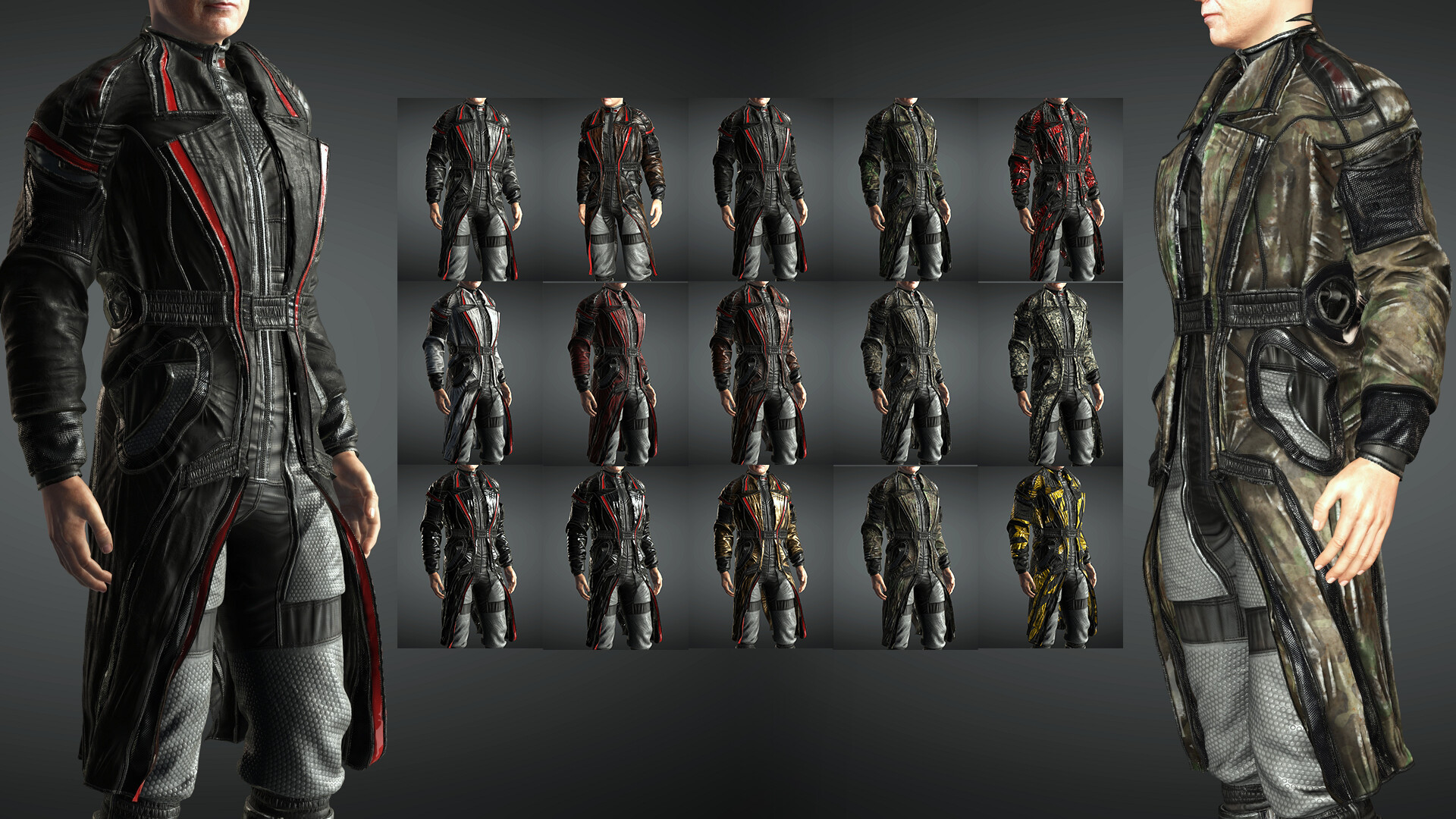 ArtStation - Imperial Space Hansa Overcoat Set for Character Creator