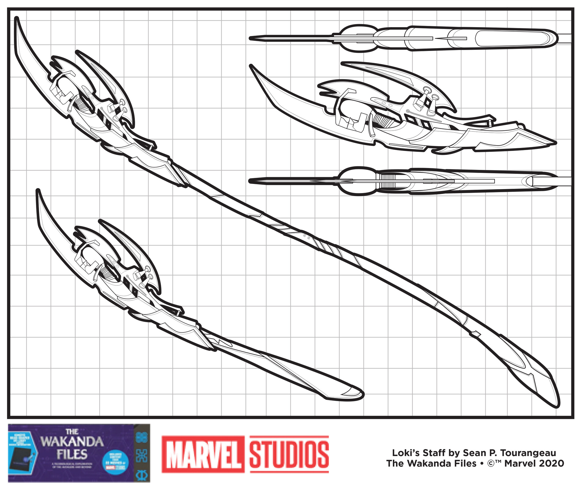 ArtStation - The Wakanda Files Lokis Staff