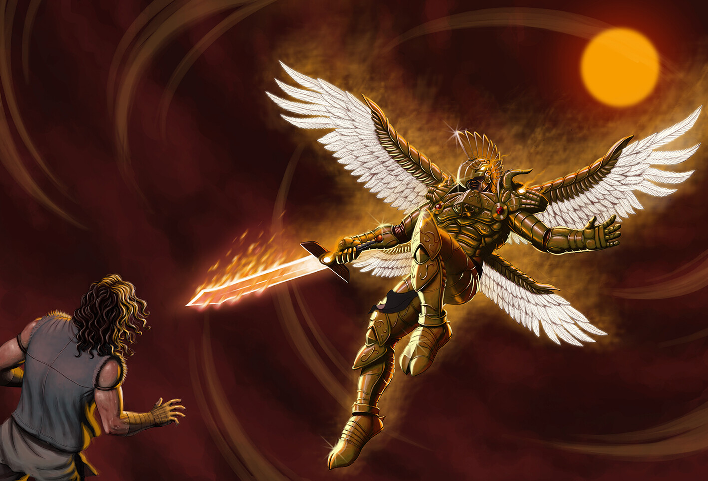 ArtStation - UTTU SHAMASH the guardian of the sun