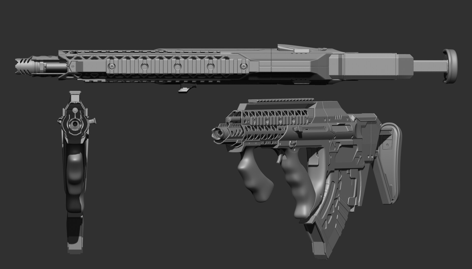 Jesse Irvin - Bullpup Concept Sketch