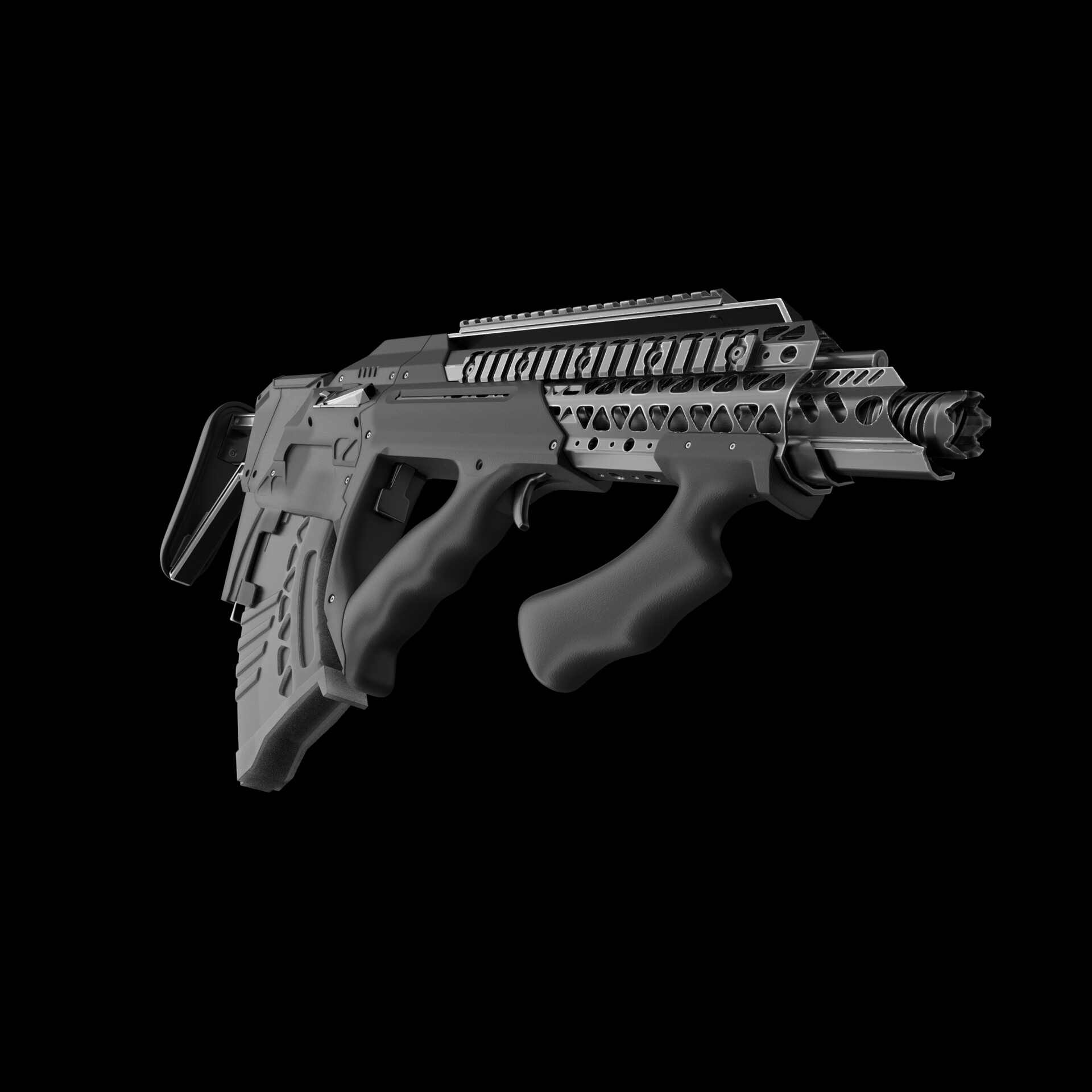 ArtStation - Bullpup Concept Sketch