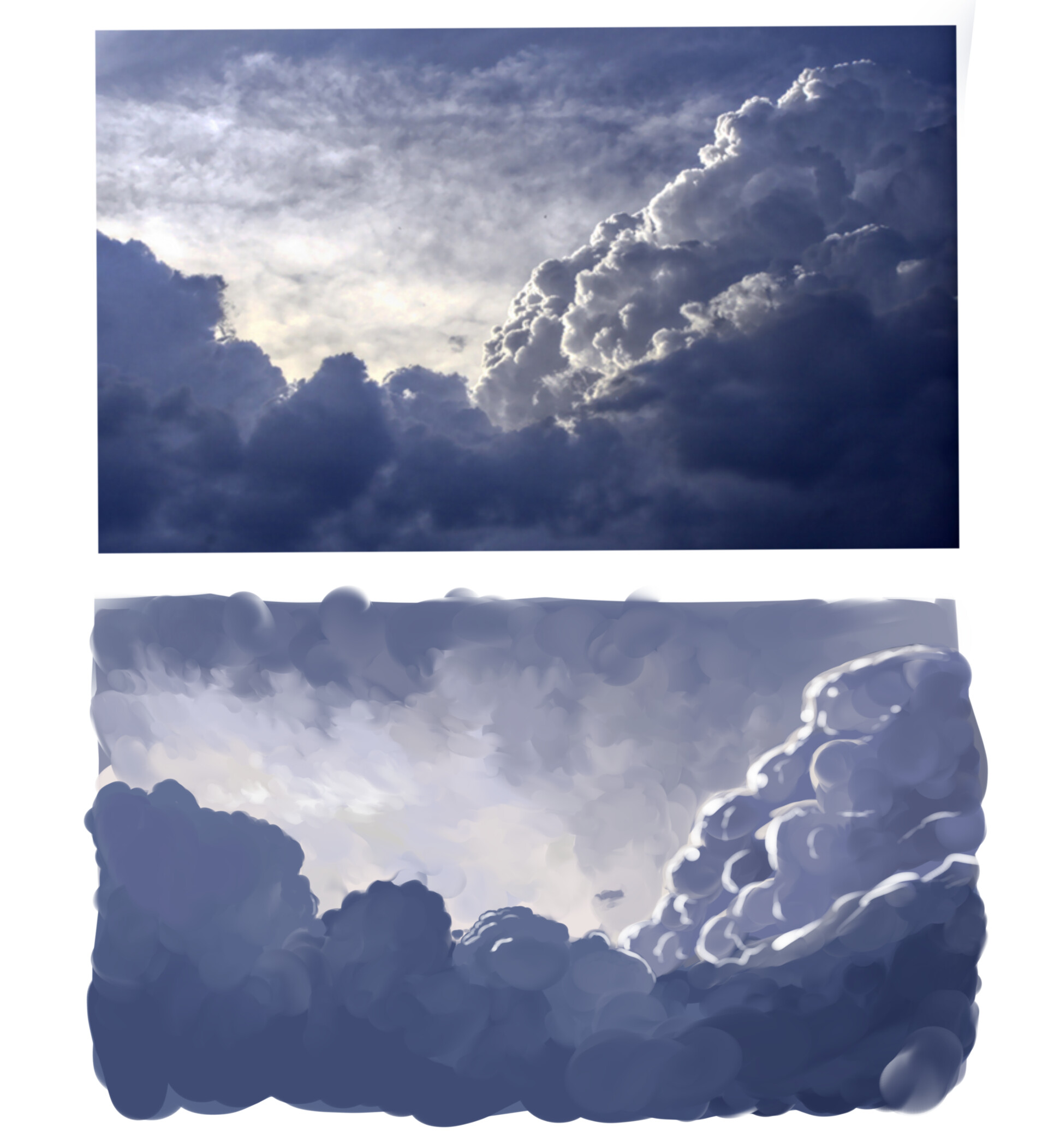 ArtStation - Cloud Study Painting