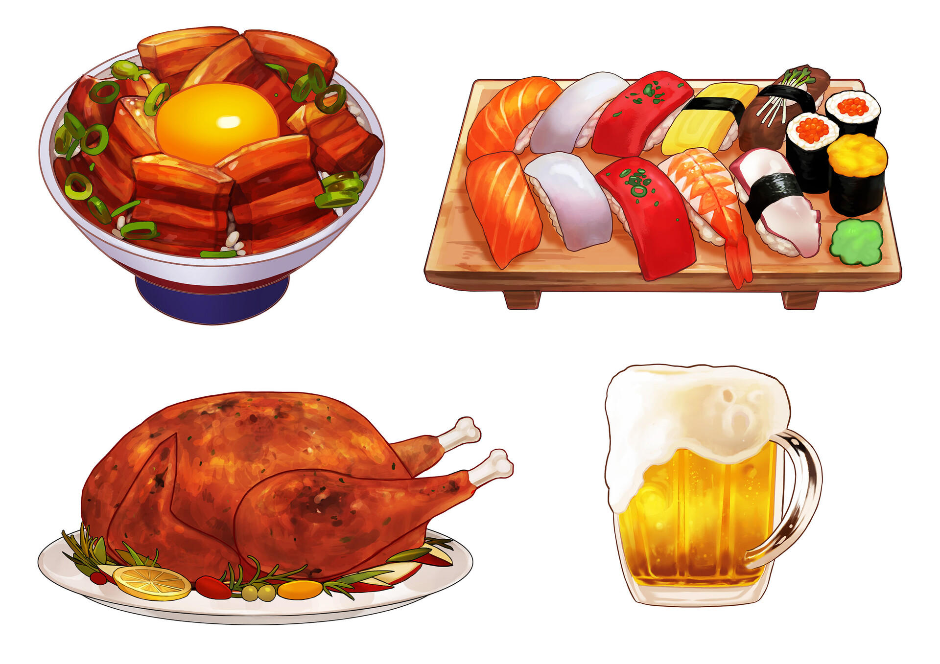 ArtStation - Food icons