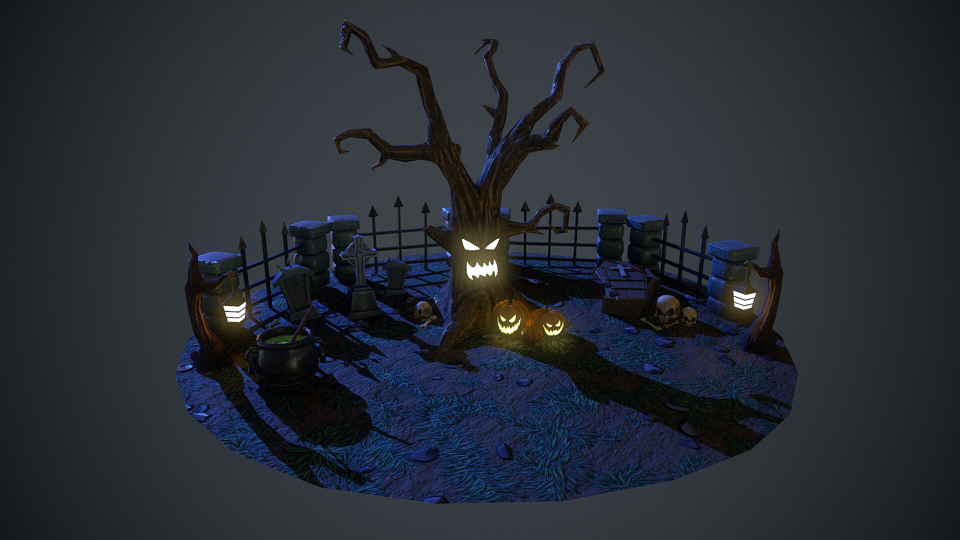 ArtStation - Halloween Environment