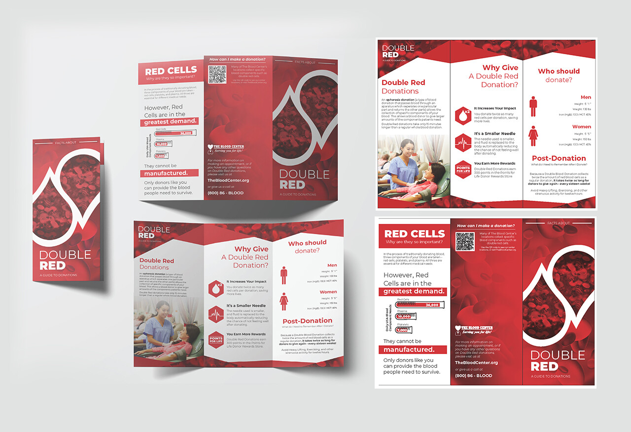 Brian Wagner Jr - Portfolio Website - The Blood Center - Print Works