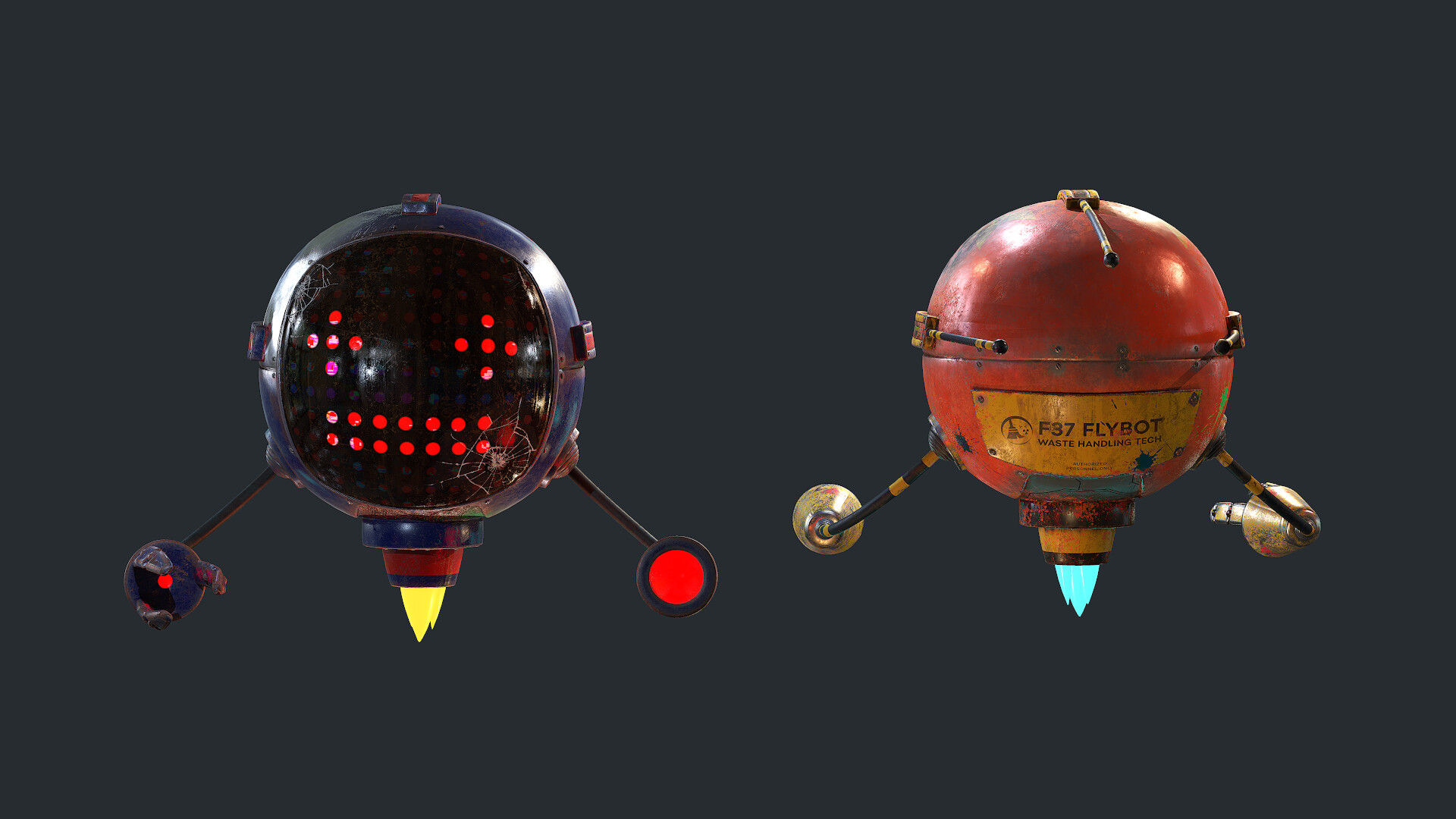 Vu Khanh - Flybot - Texturing Study