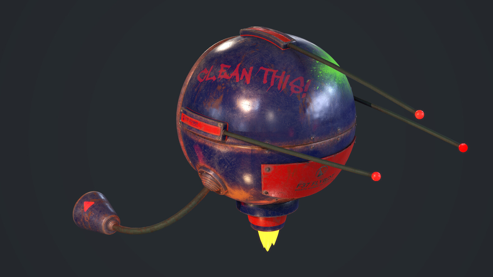 Vu Khanh - Flybot - Texturing Study